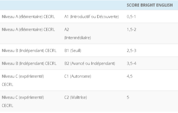 Préparation examen Bright language